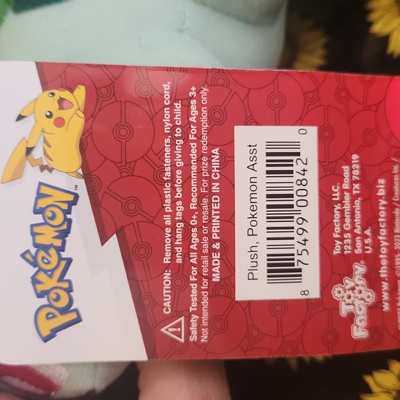 Pokemon | Toys | Nwt Pokemon Bulbasaur Plush Toy Factory Stuffed Animal ...